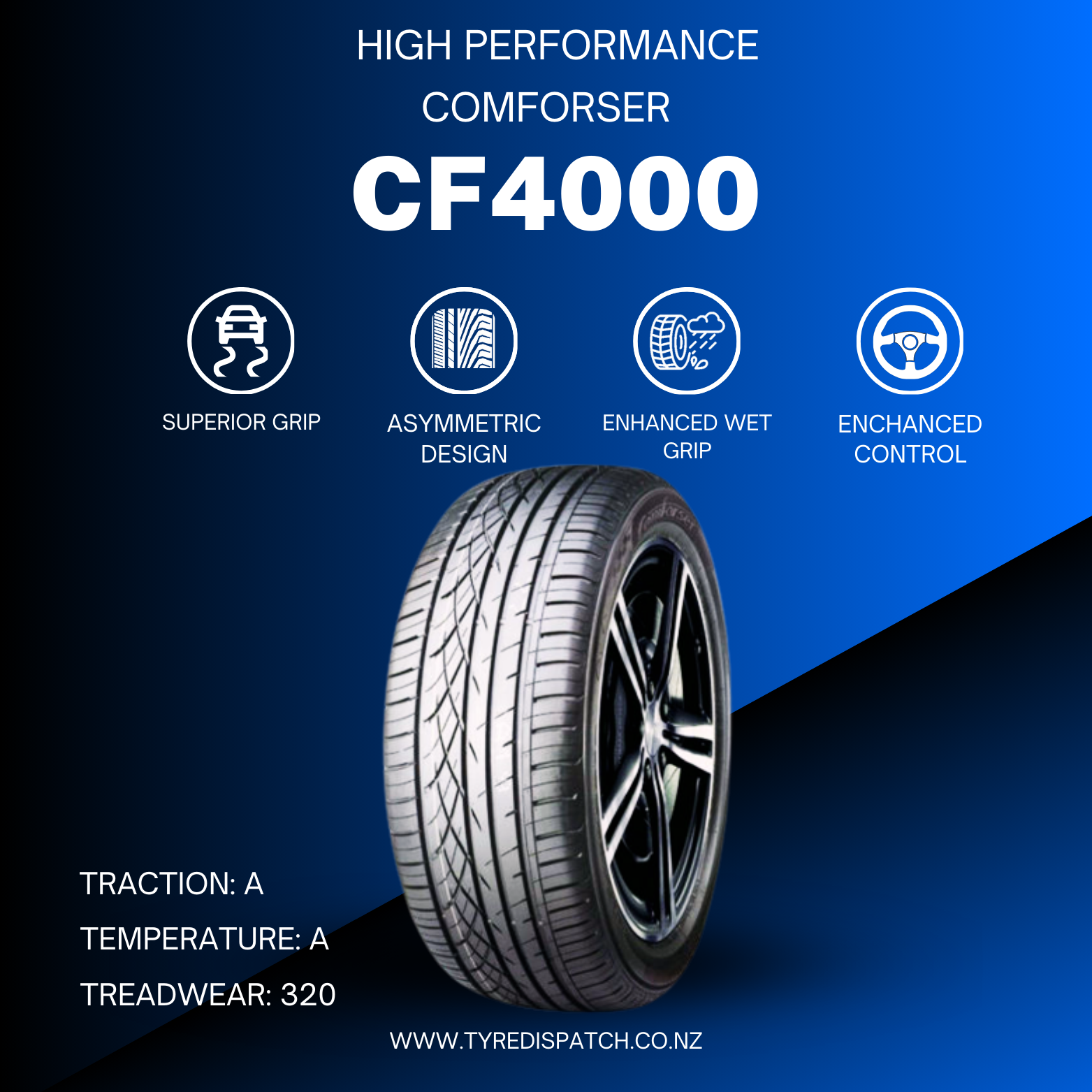 Comforser - 225/60R18 104H | Tyre Dispatch