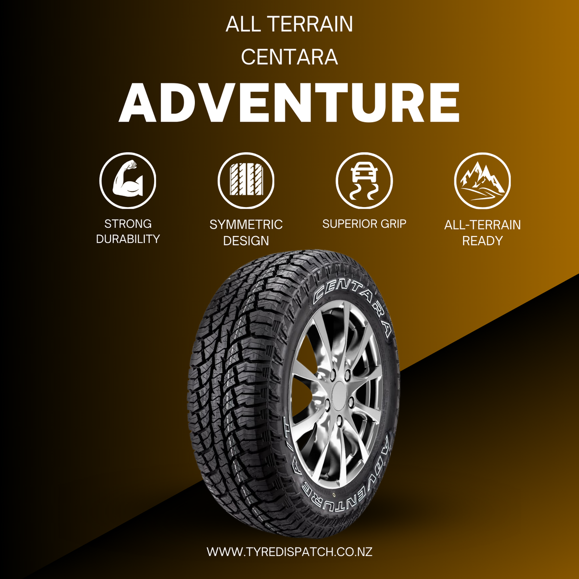 Centara - 265/65R17 120/117S 10PLY All Terrain | Tyre Dispatch